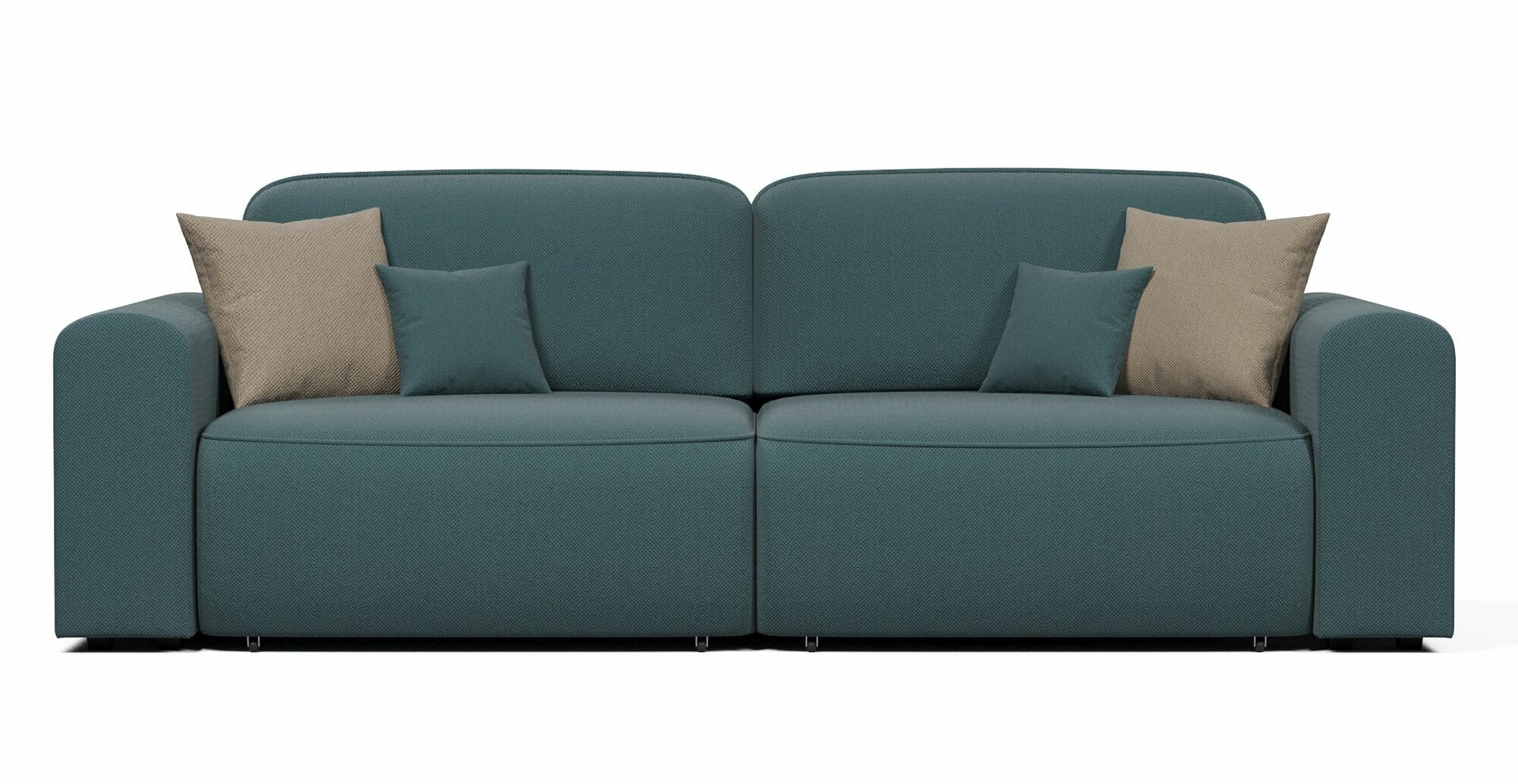 Диван-кровать King, 250х115х82 см, механизм Еврокнижка, прямой диван раскладной, с ящиком для белья