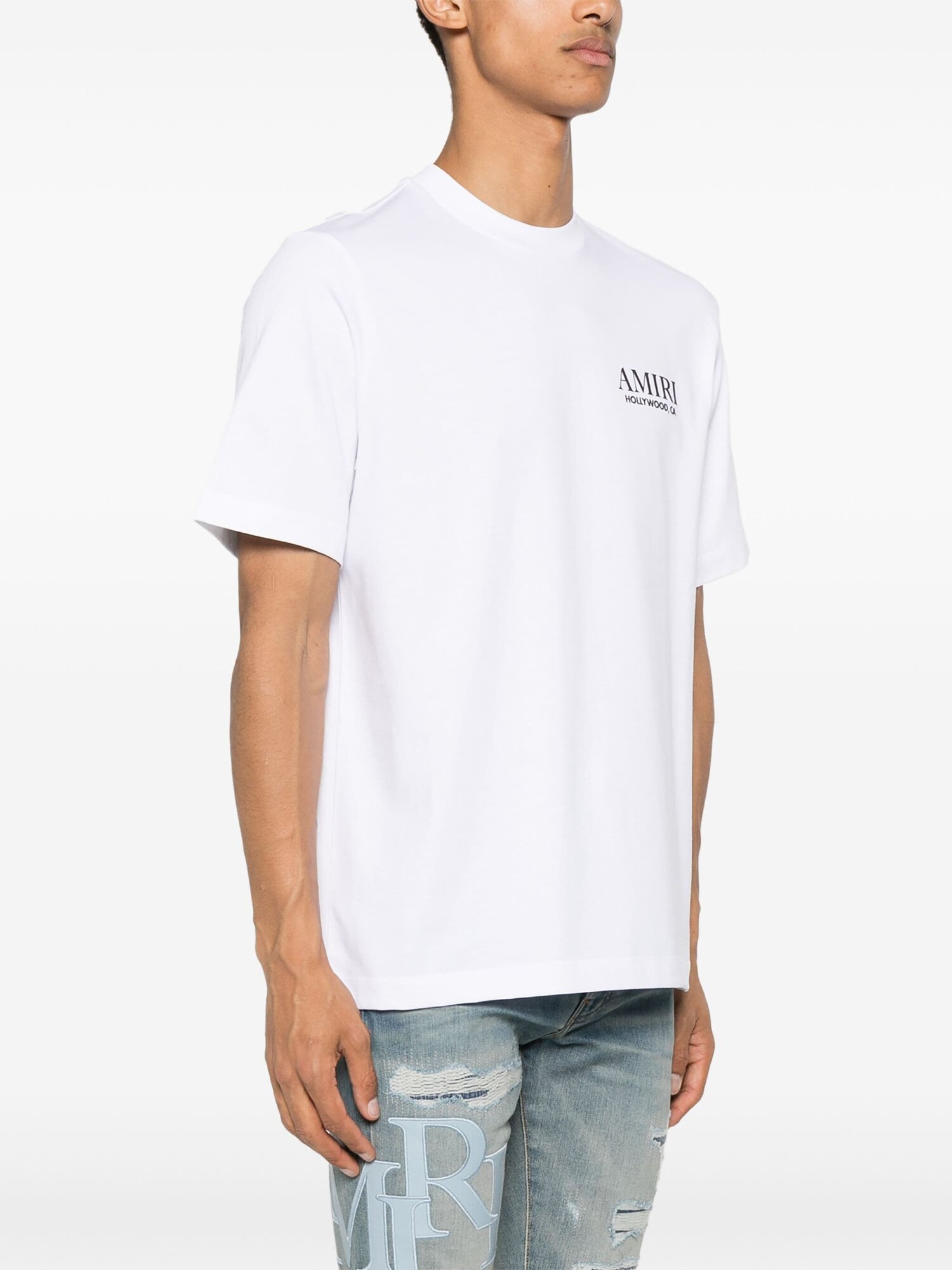 Футболка AMIRI Bones Stacked, размер 2XL, white — фото 1