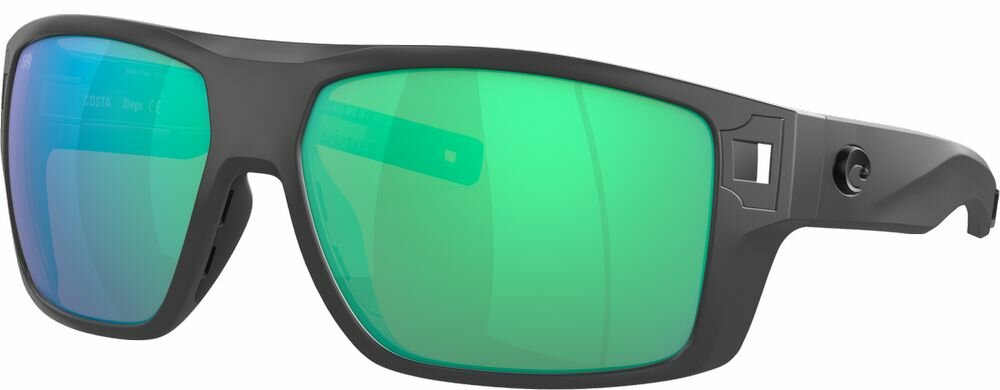 Costa Del Mar Поляризационные очки Costa Del Mar Diego 580 GLS Matte Gray Green Mirror