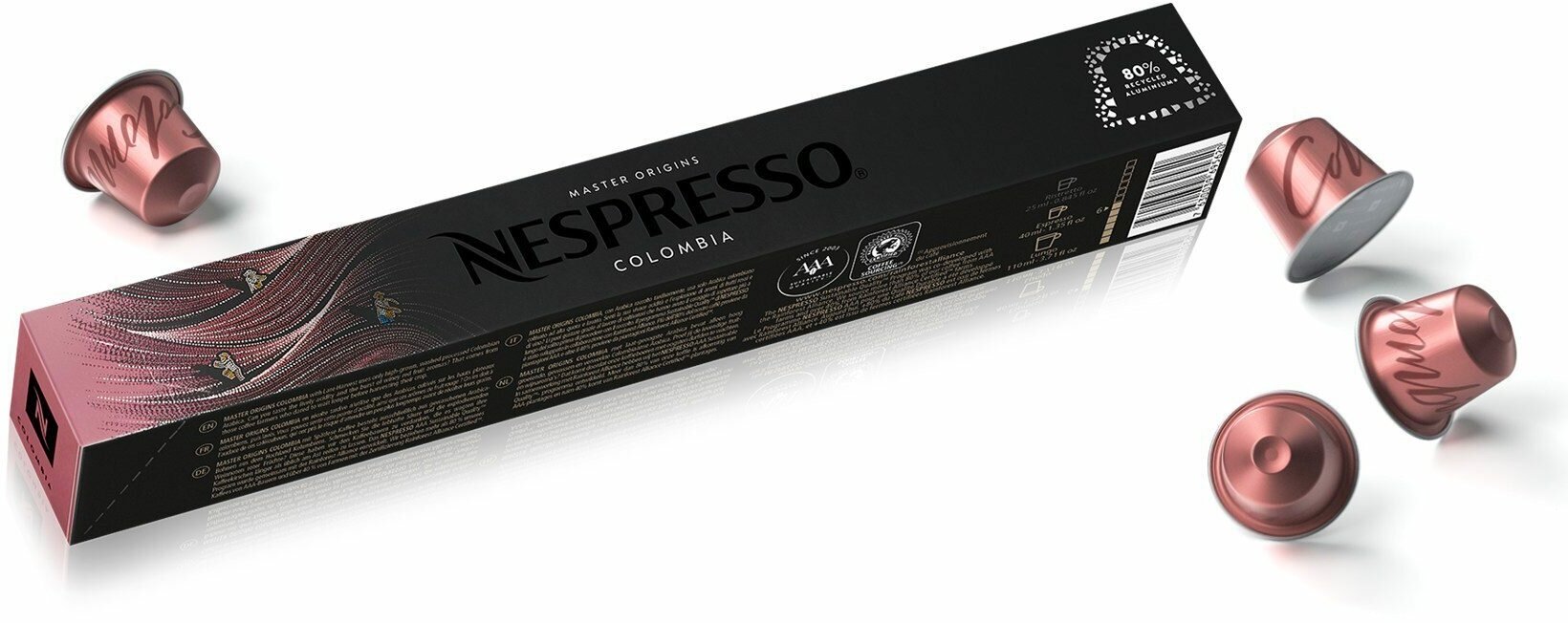 Кофе в капсулах NESPRESSO Original Colombia, 10 штук в упаковке