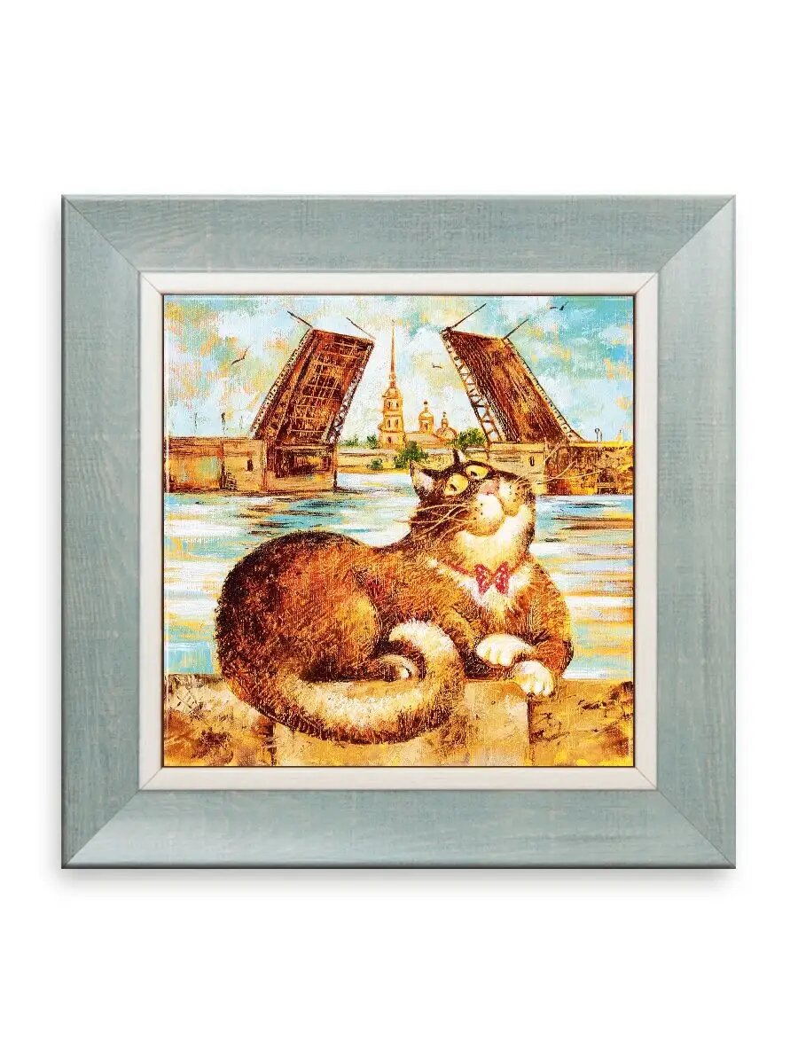Картина на стену с Питерскими котами
