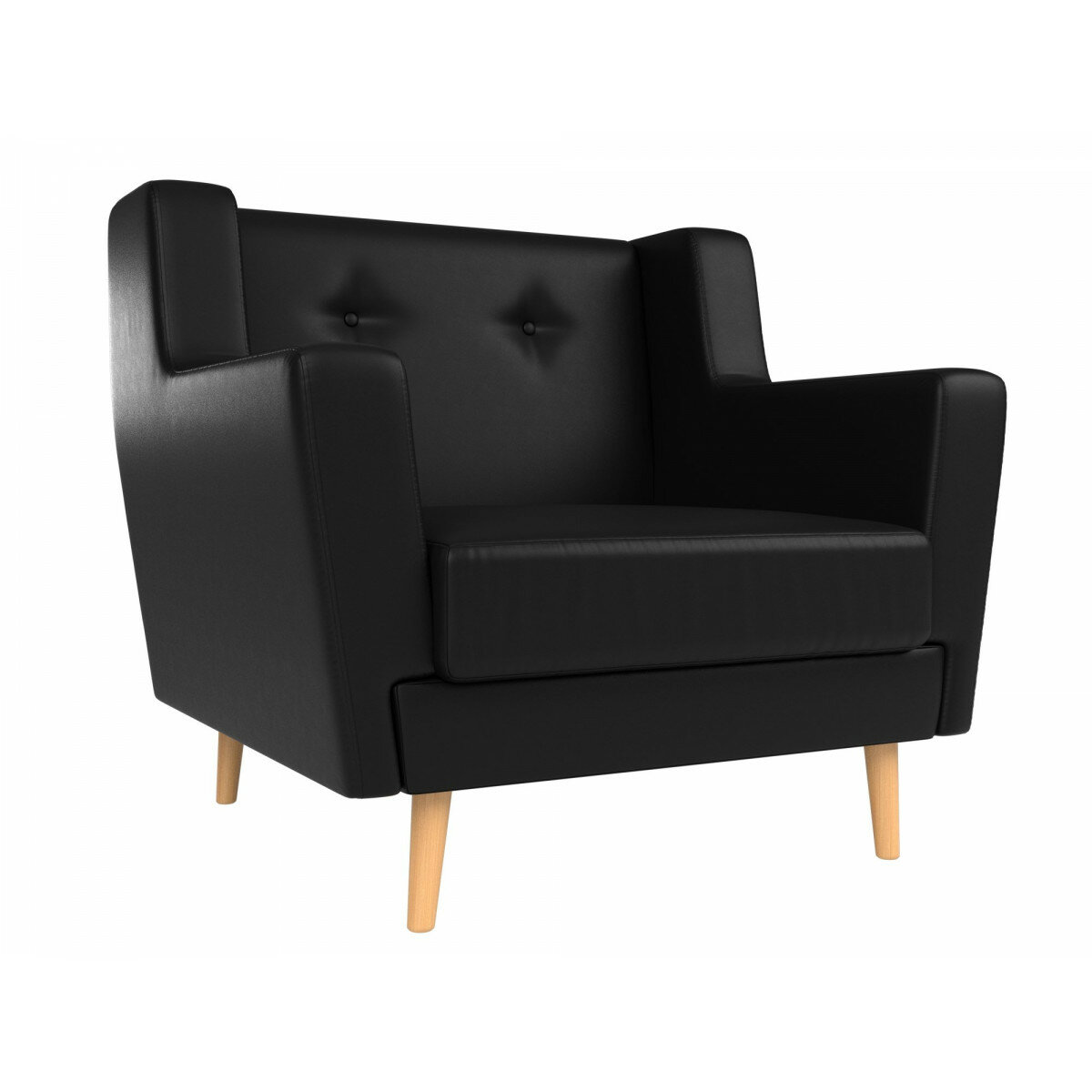 Кресло Брайтон, Экокожа, Модель 108886