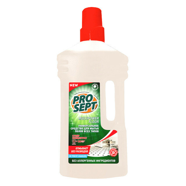 PROSEPT Multipower Floor Универсальный концентрат для пола 1 л - чистящее средство