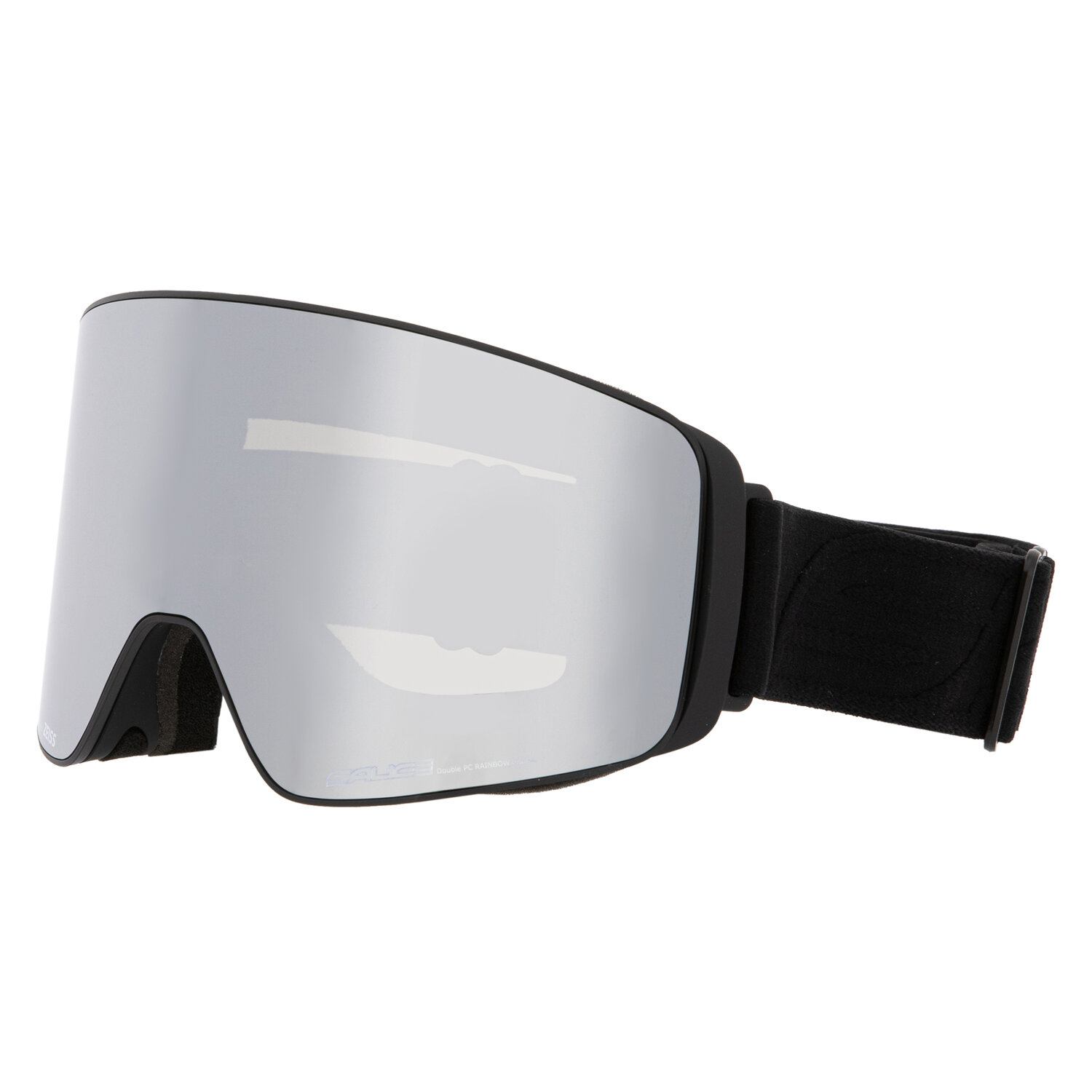 Маска горнолыжная Salice 106DARWF Black/Daew Silver S3+Light Radium S1