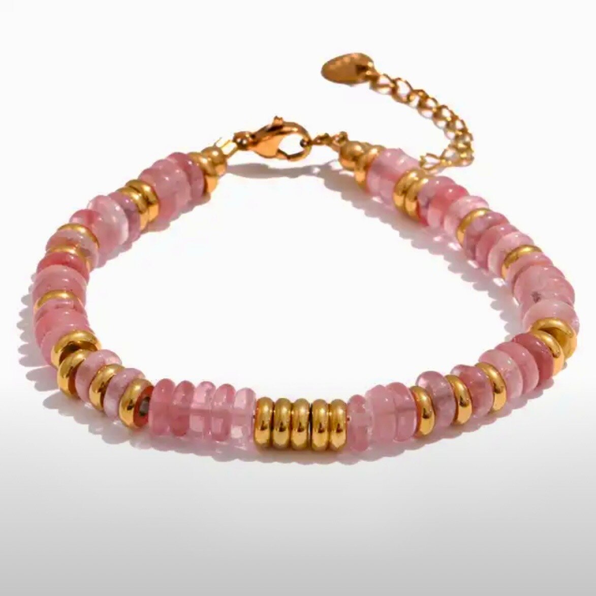 Браслет-нить, авантюриновое стекло