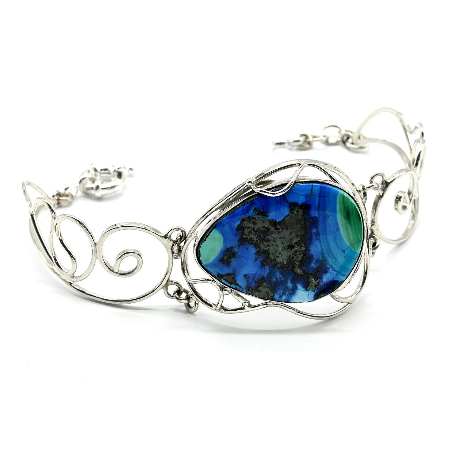 Браслет, хризоколла