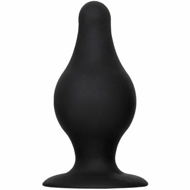 Erotist Spade XS, чёрная Анальная втулка с наполнителем для экспериментов с температурой