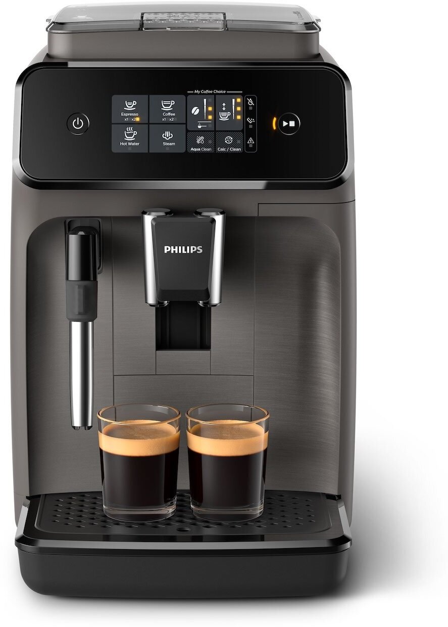 Кофемашина Philips EP1224/00 Series 1200, светло-серый, 15 бар