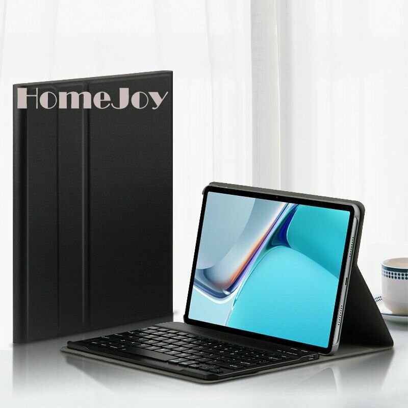 OnePlus Pad 2 / OnePlus Pad Pro 12.1 дюйм 2024 Защитный чехол клавиатуры, русские буквы, Черный