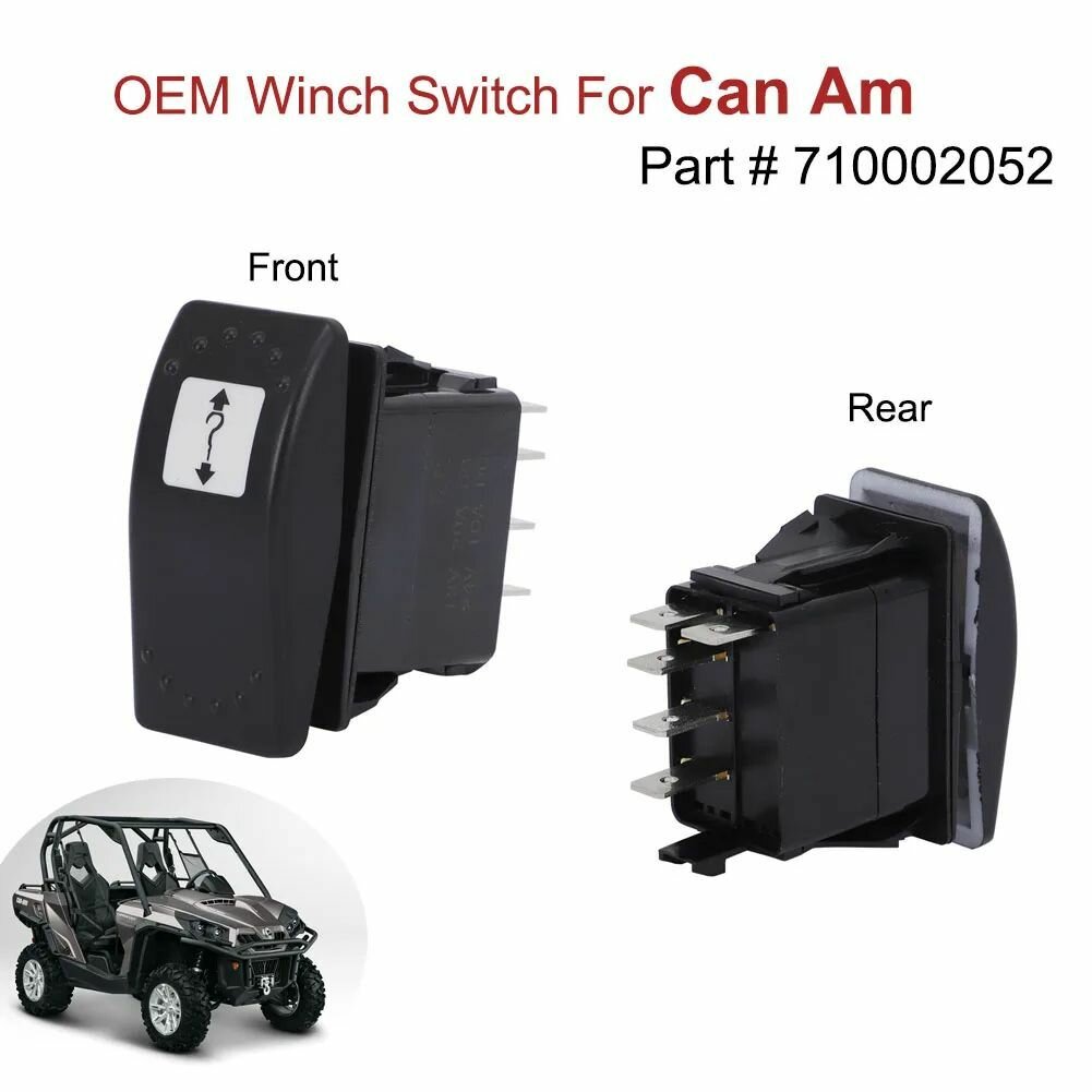 Кнопка лебедки RiderLab для квадроцикла BRP Can-Am Maverick Commander Defender 710002052