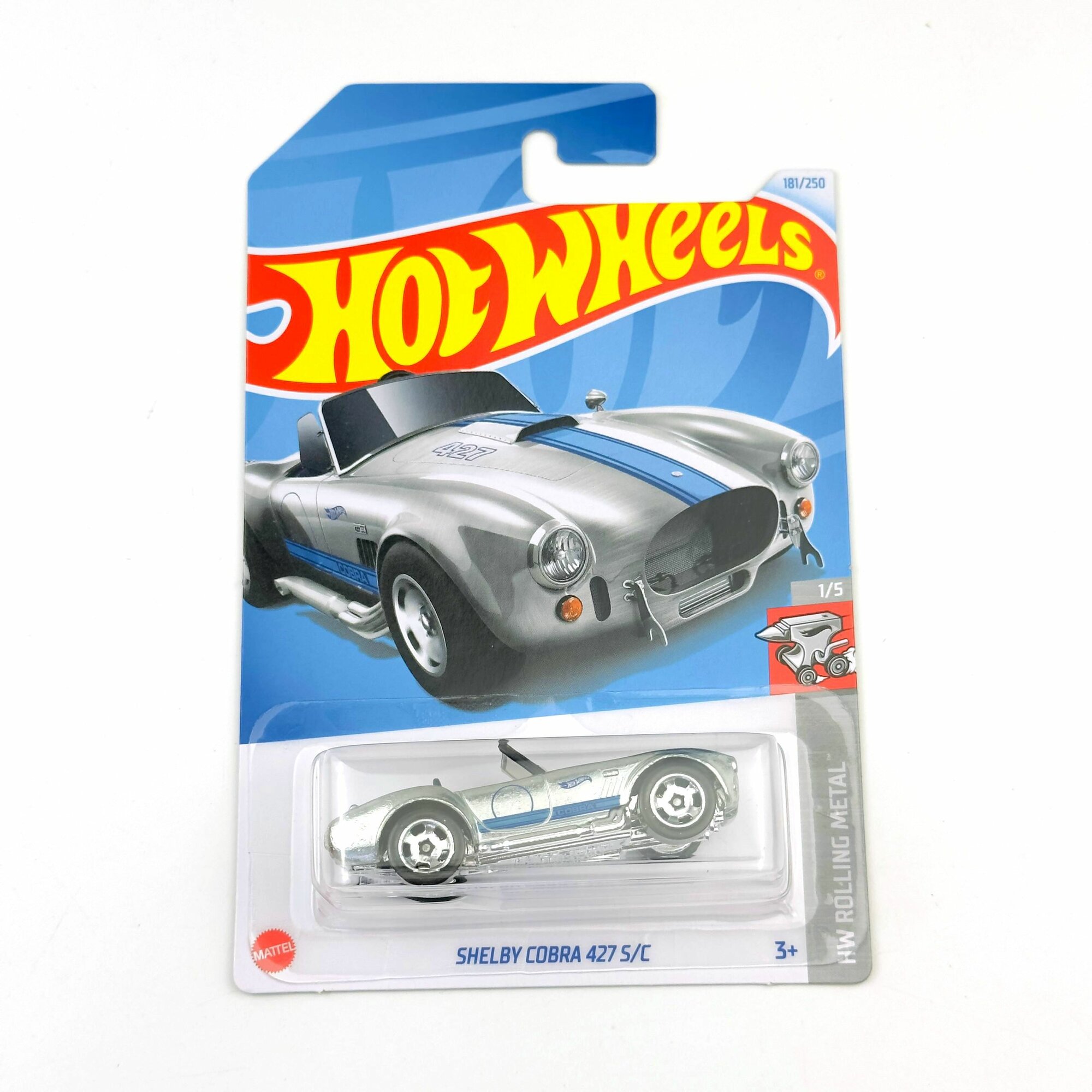 Машинка коллекционная Mattel Hot Wheels 2024 C4982 Shelby Cobra 427 S/c