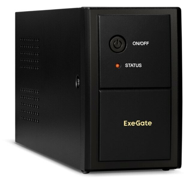 ИБП ExeGate SpecialPro UNB-600. LED. AVR. EURO 600VA/360W, Black