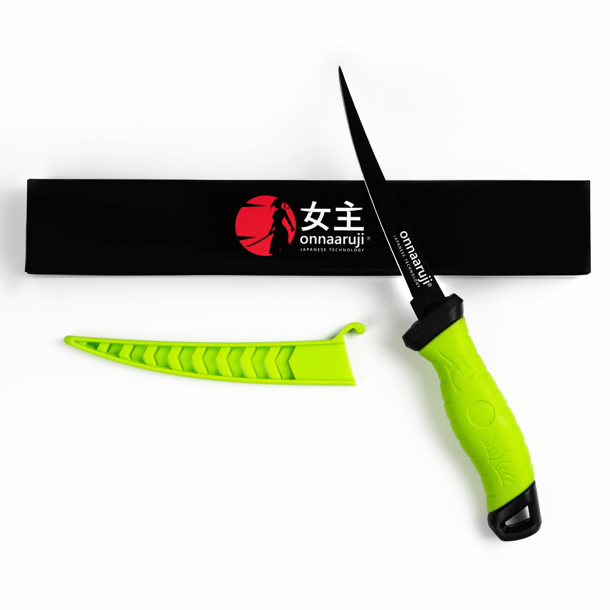 Нож филейный Onnaaruji 16см. Серия Green