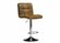 Барный стул Woodville Барный стул Paskal brown / chrome - комплект из 2 шт
