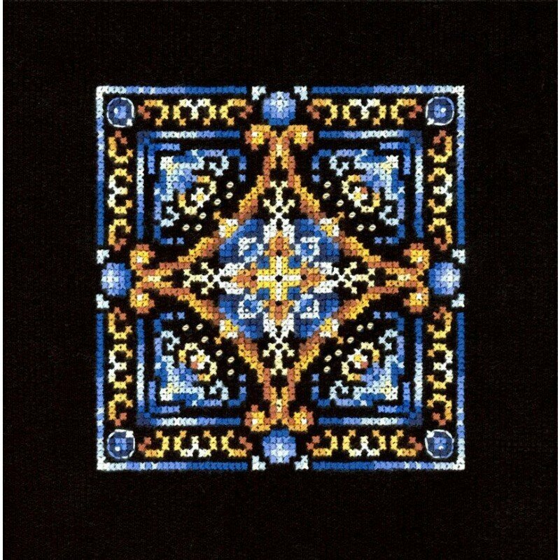 Набор для вышивания М. П. Студия #НВ-969 Персидские мотивы. Узор №3 , Счетный крест, 11 х 11 см