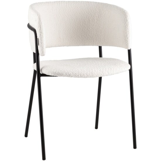 Кресло обеденное Stool Group Нэлли New, букле белый