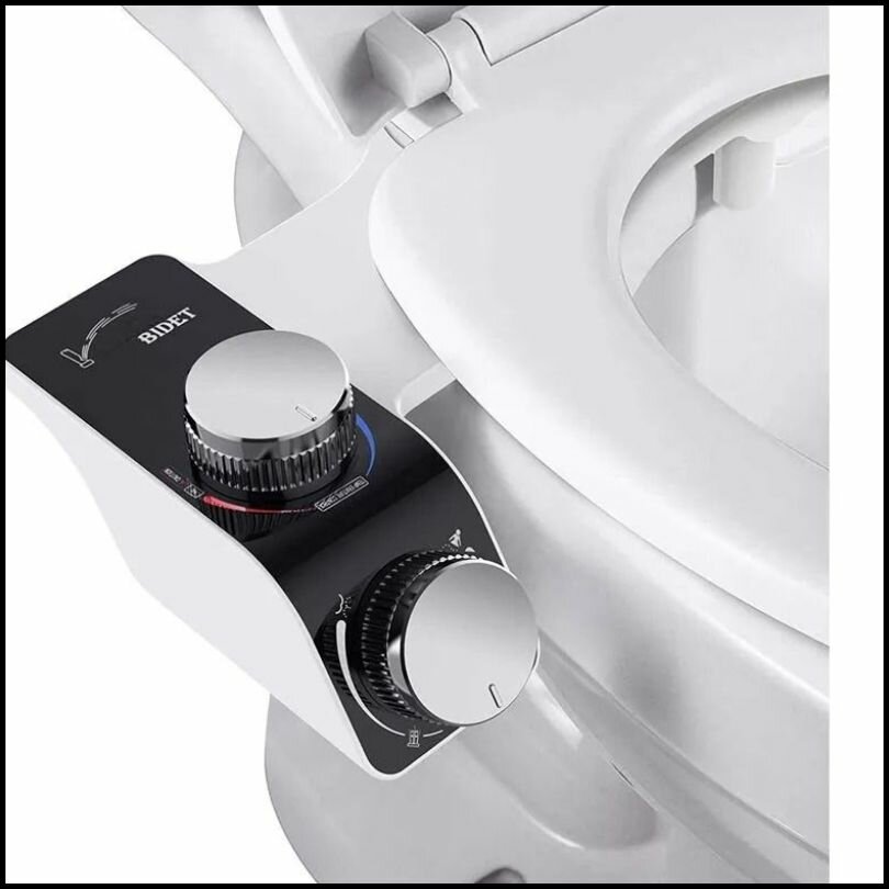 Биде Приставка Для Унитаза Левая С Горячей Водой Гигиеническим Душем Подогревом Воды