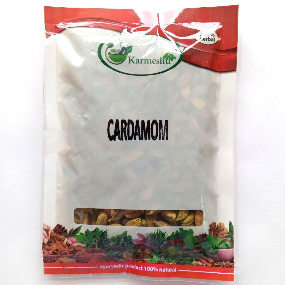 CARDAMOM, Karmeshu (зелёный кардамон целый, Кармешу), пакет 50 г.