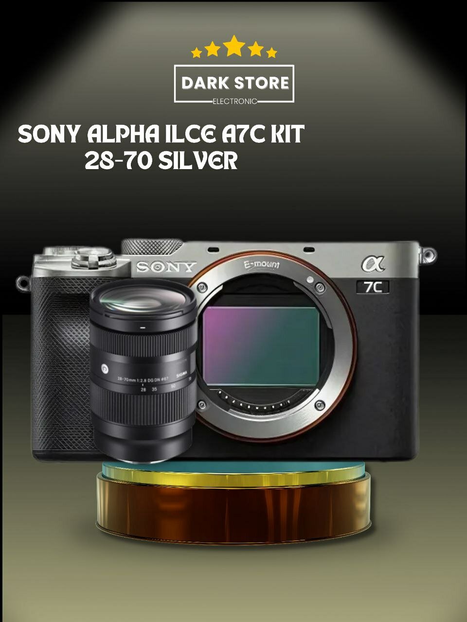 Фотоаппарат SONY ALPHA ILCE A7C KIT 28-70 SILVER
