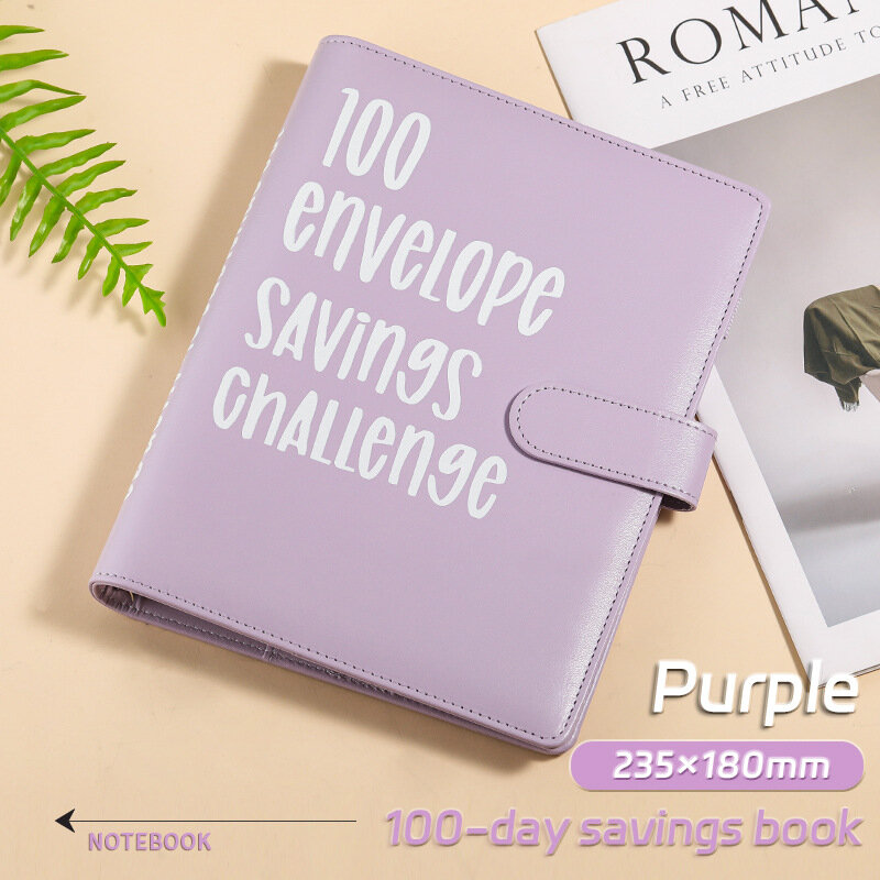 100-дневный челлендж конвертов, 100-дневный челлендж для пар, экономия денег, книга для сбережений, папка