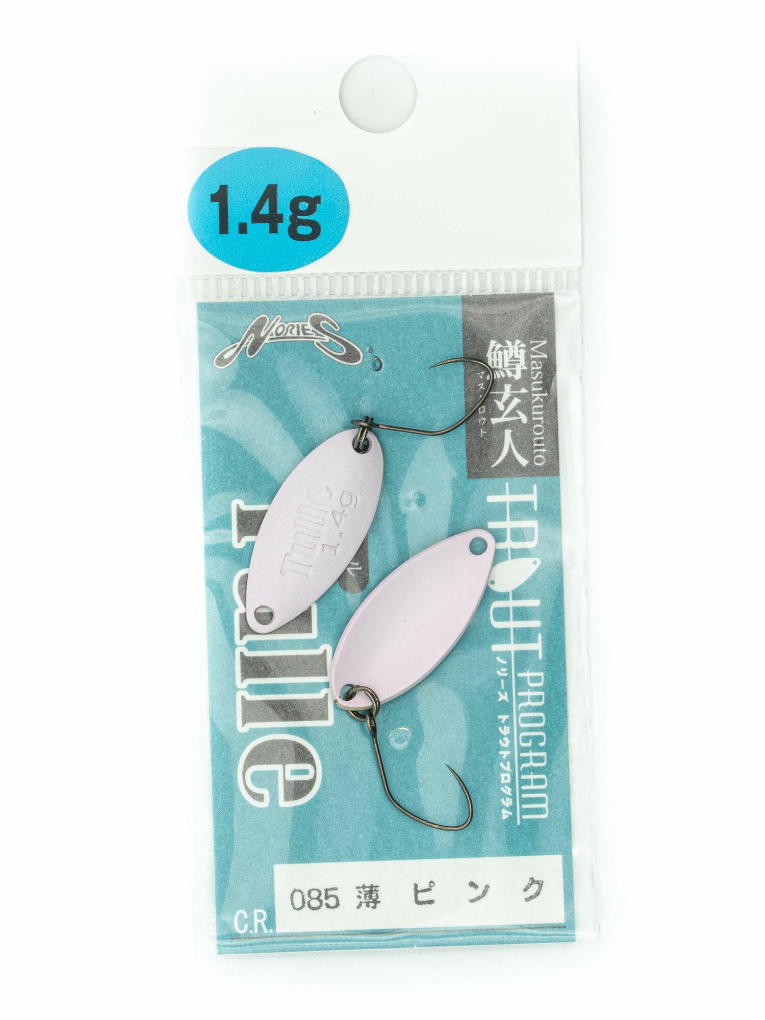 Блесна для рыбалки на форель NORIES MASUKUROUTO TULLE 1.8гр цвет 85