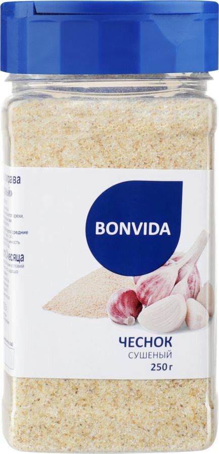 Чеснок гранулированный BONVIDA сушеный, 250г x 3 упаковки