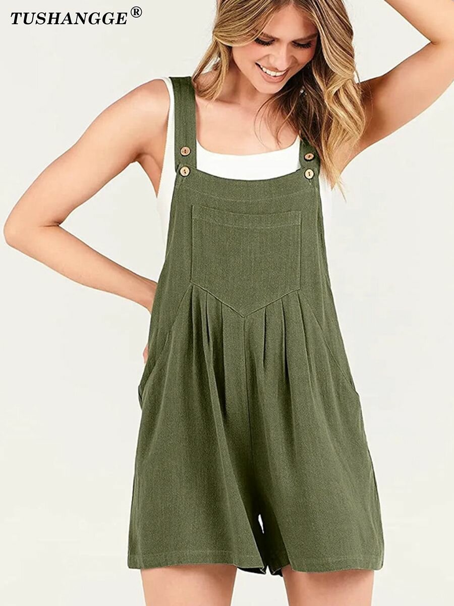 Комбинезон Летний Женский Оверсайз