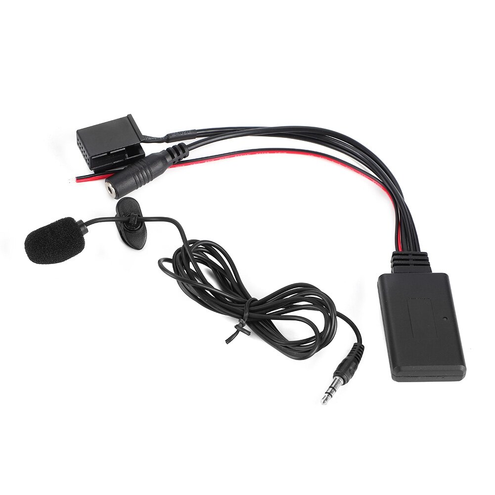 Адаптер AUXIN Audio Cable для автомобильной стереосистемы с Bluetooth и микрофоном, совместимый с Opel CD30, CDC40, CD70, DVD90. — фото 1