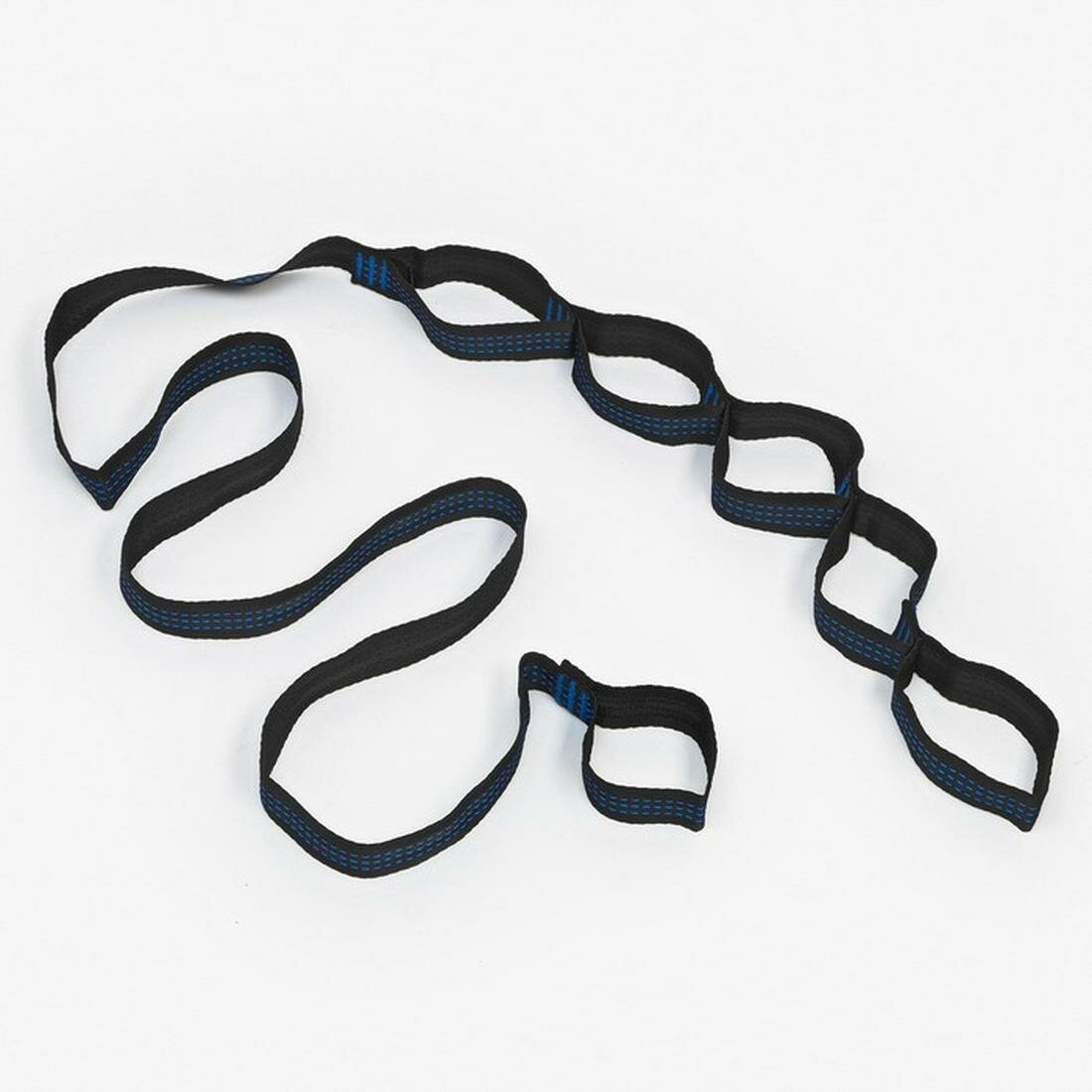 Стропа туристическая, усиленная, длина 2 м, нагрузка 200 кг, цвет черный