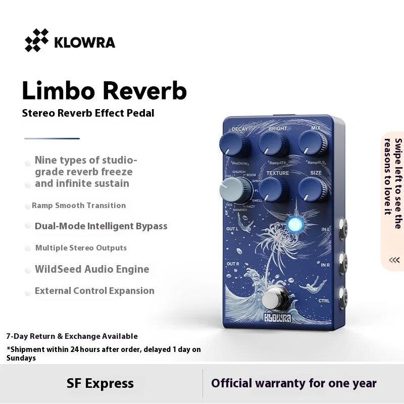 KLOWRA Bloom Infinity Электрическая гитара Limbo Reverb