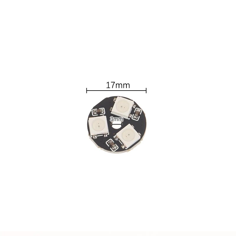 WS2812B Individually Addressable Pixel Ring 1/3/7/8/12/16/24 LEDs WS2812 Built-in IC 5050 RGB LED Ring Module Led Light DC5V