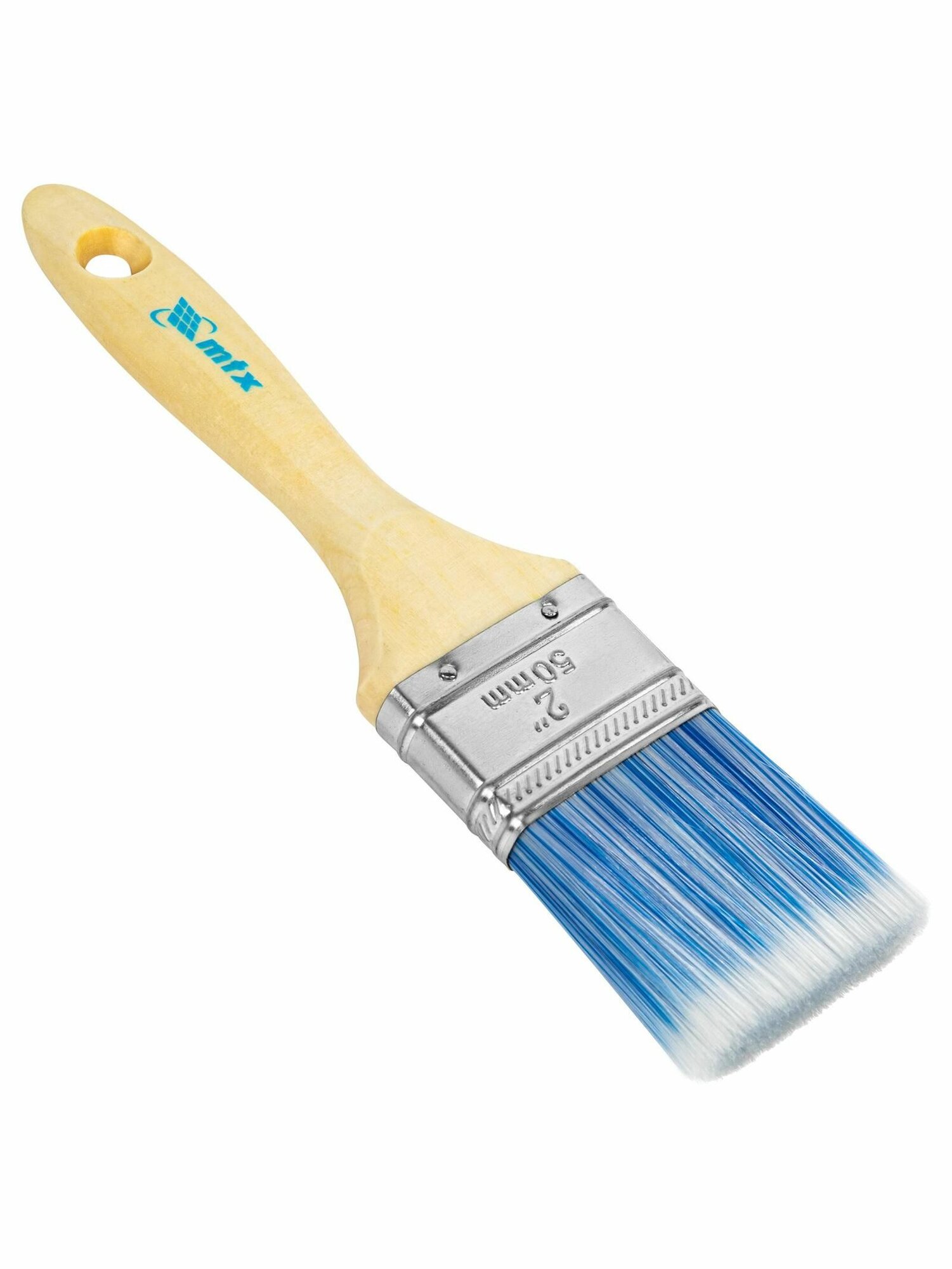 Кисть плоская "Евро" 2", искусственная щетина, деревянная ручка Matrix