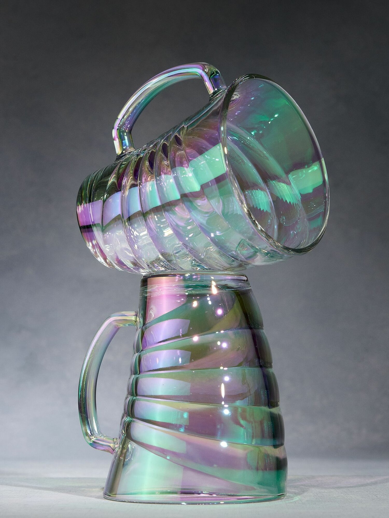 Кружки Glasstar exclusive "Parus Emerald", 2 шт, 320 мл