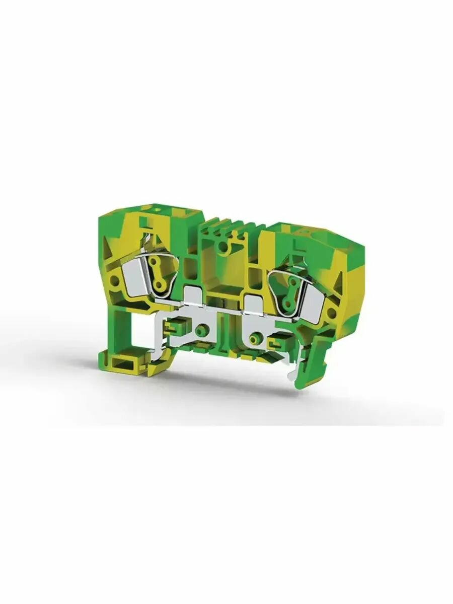 Клеммник пружинный 6кв. мм (земля) YBK6T Klemsan 336240