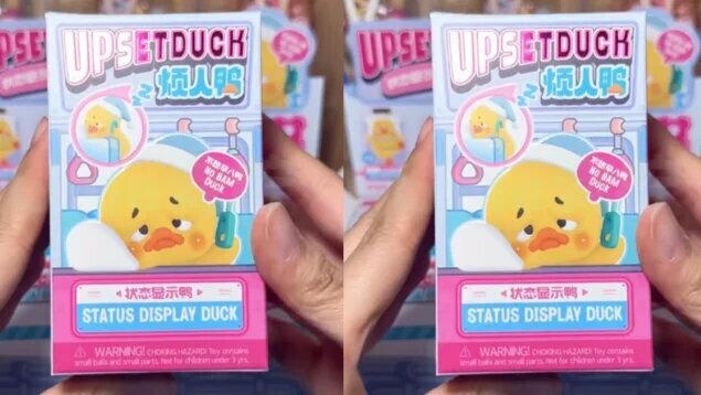 Коллекционная фигурка Upset Duck Status Display Duck, 2шт, цвет рандом