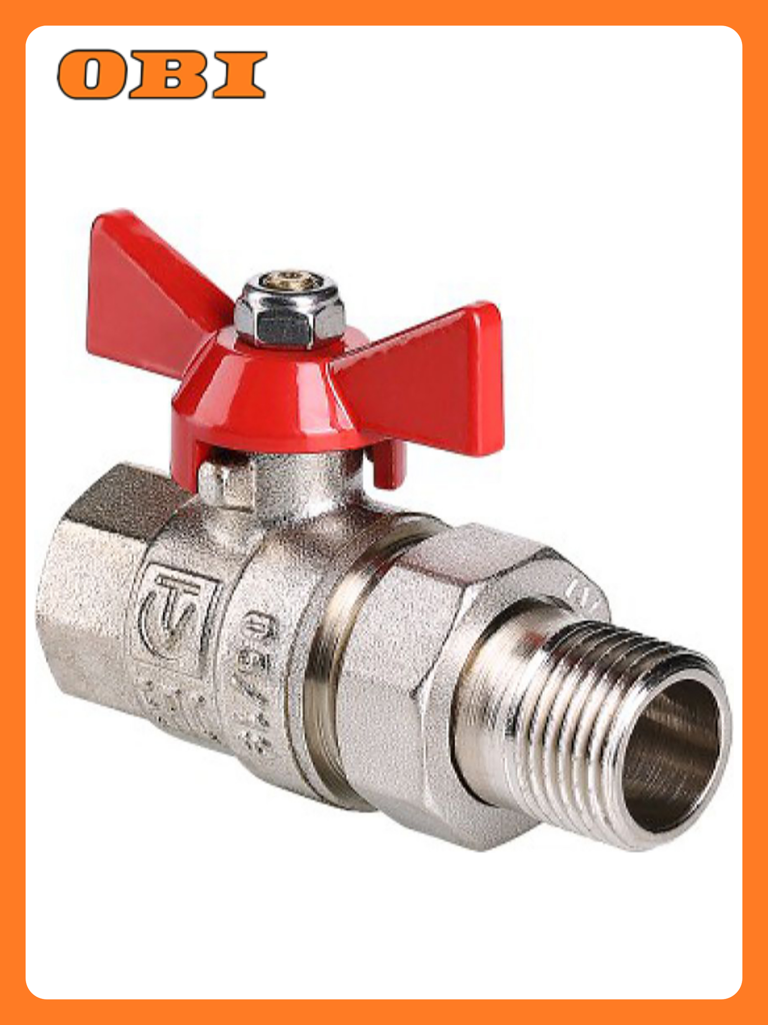 Кран шаровой латунь никелированные VALTEC Base AAV227005 3/4"