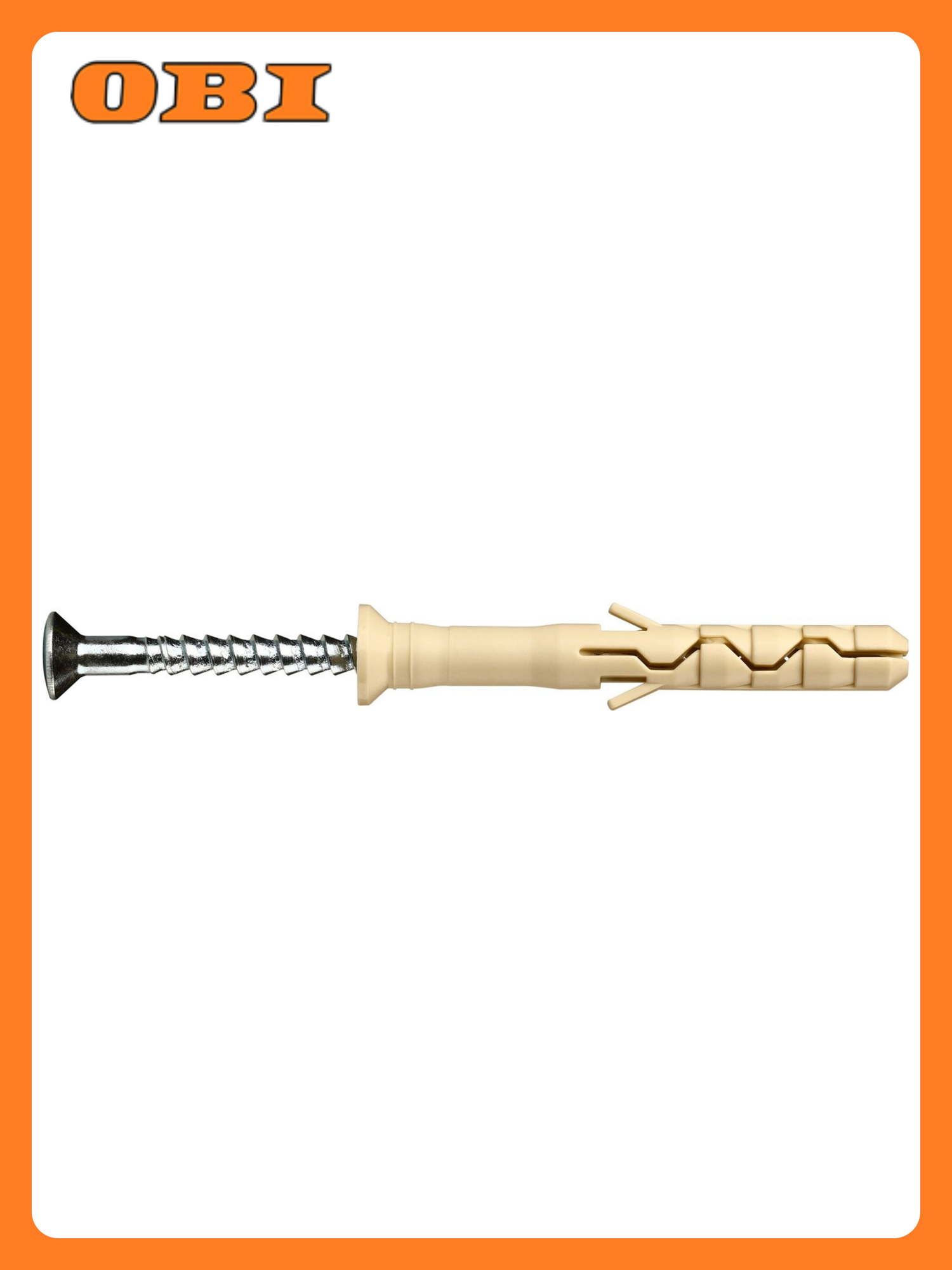 Дюбель-гвоздь с потайной манжетой европартнер PDG UK 6x60 мм 80 шт