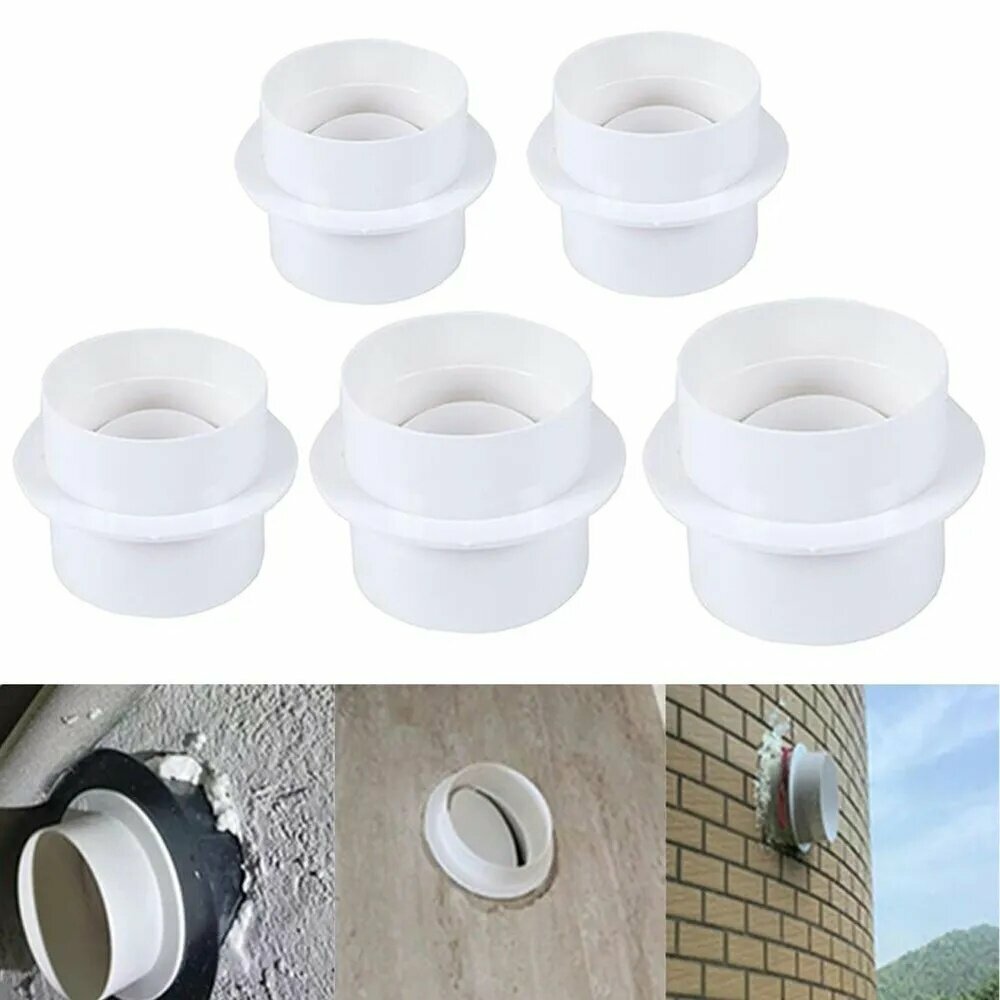 Обратный клапан для пластиковой трубы свежего воздуха для ванной комнаты