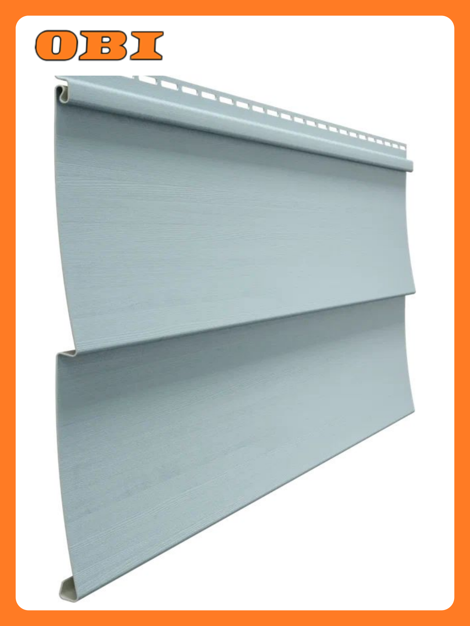 Сайдинг Docke STANDARD, виниловый, рельефный, цвет голубика, 25x300 см, 1шт