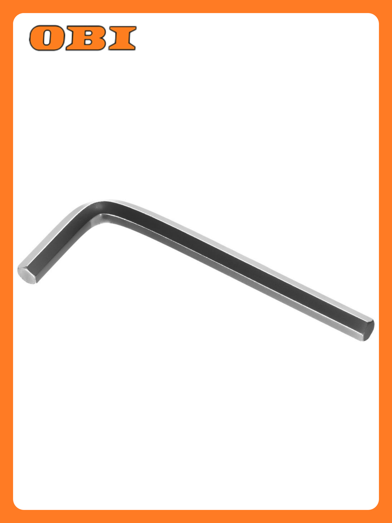 Ключ имбусов ЗУБР шестигранный 6 мм