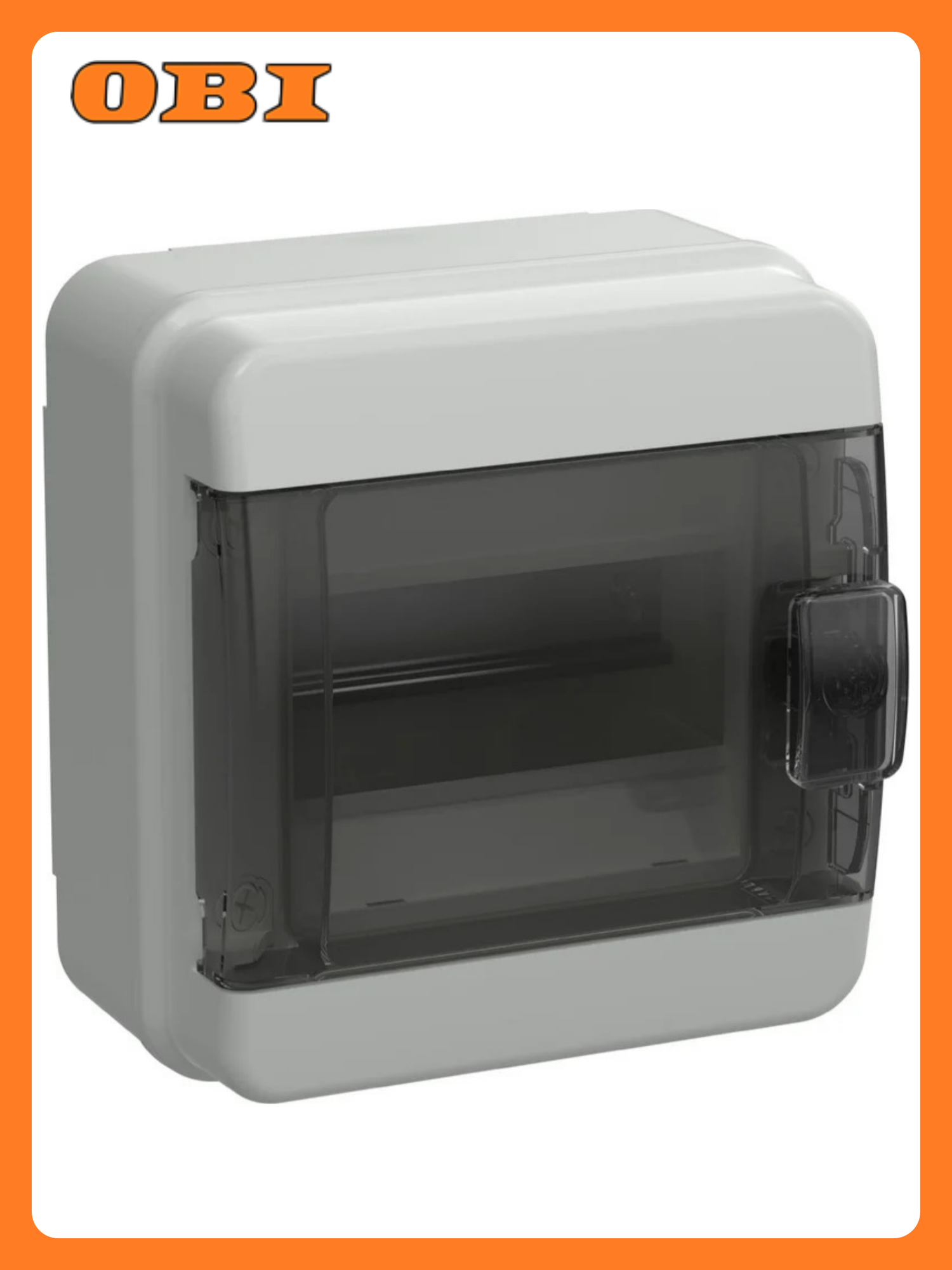 Корпус пластиковый IEK TEKFOR КМПн-6 IP65 черная прозрачная дверь