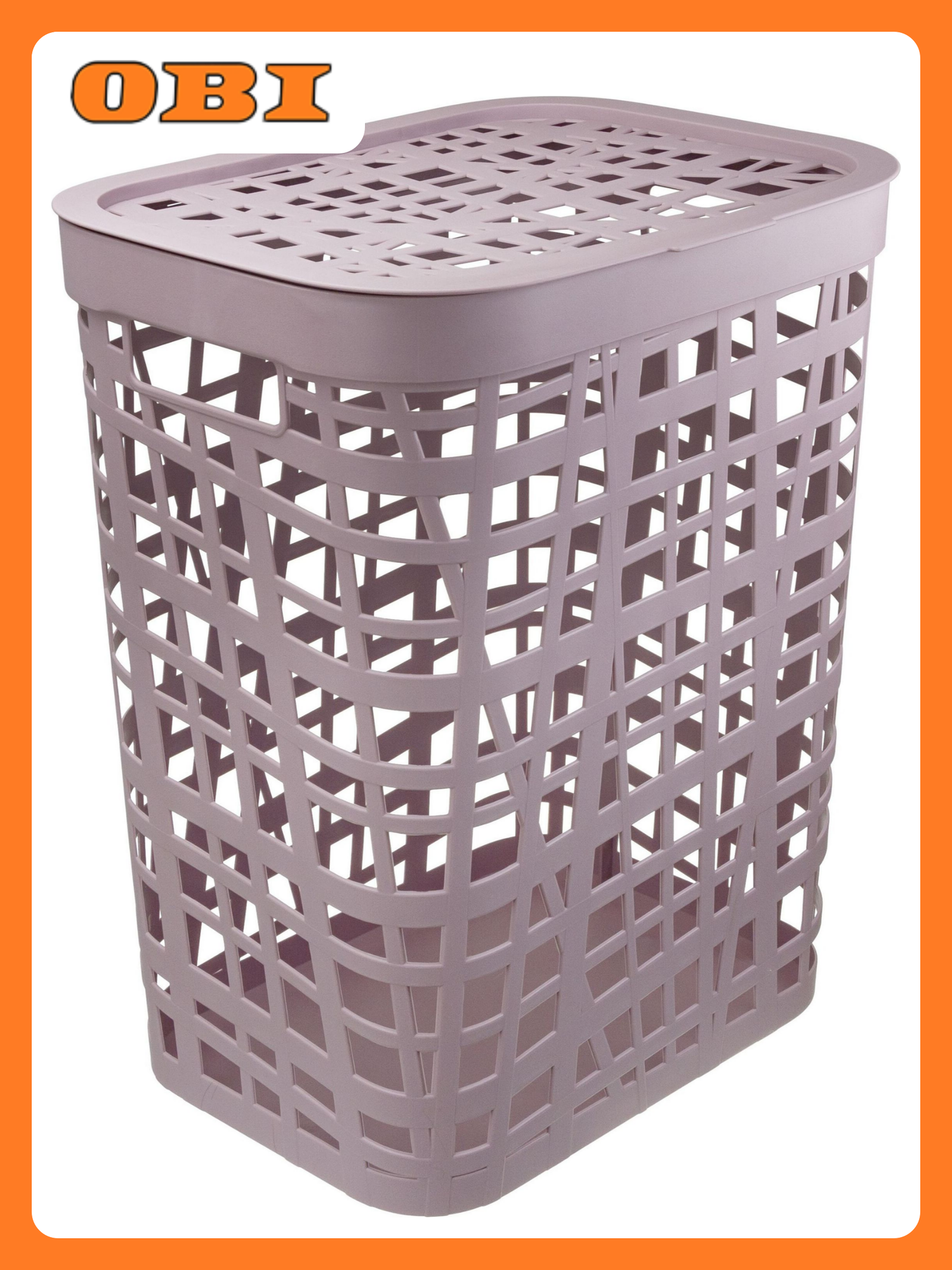 Корзина IDEA полипропилен лавандовый 520x440x360 мм 55л