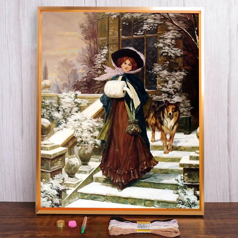 MEIAN Набор для вышивания,40x50CM,14CT