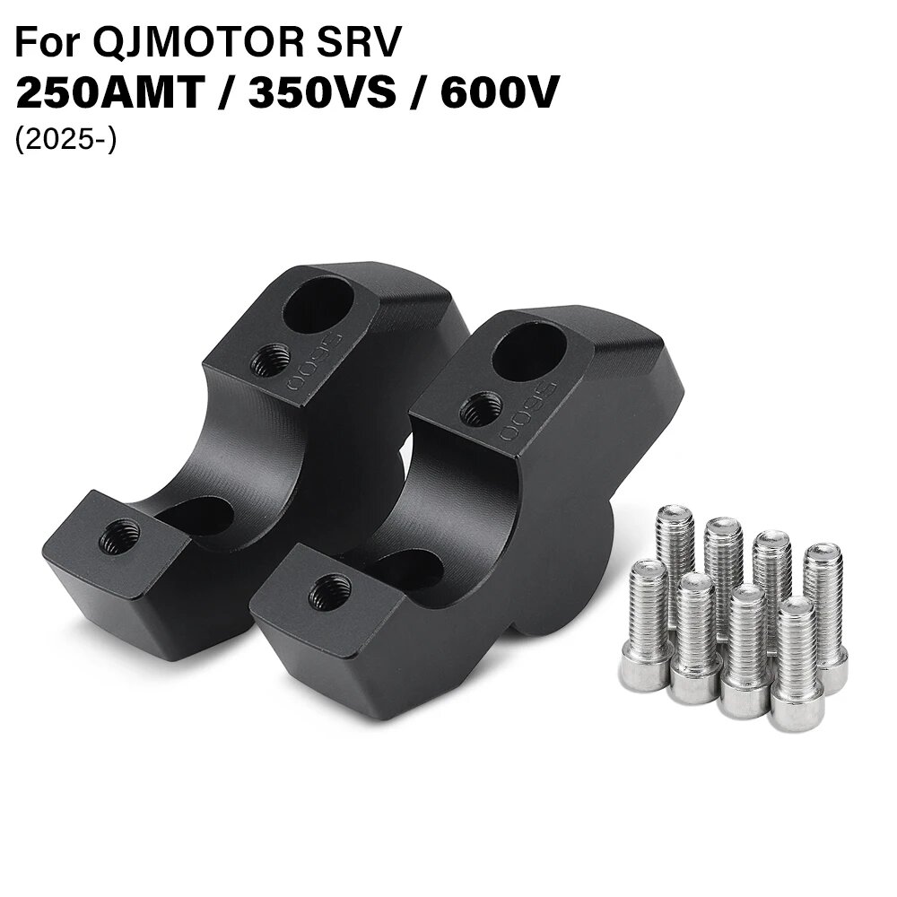 Аксессуары для мотоциклов, зажим для руля, адаптер, крепление, ручка, регулировка подъема для QJMOTOR SRV250 AMT SRV600V SRV350 VS