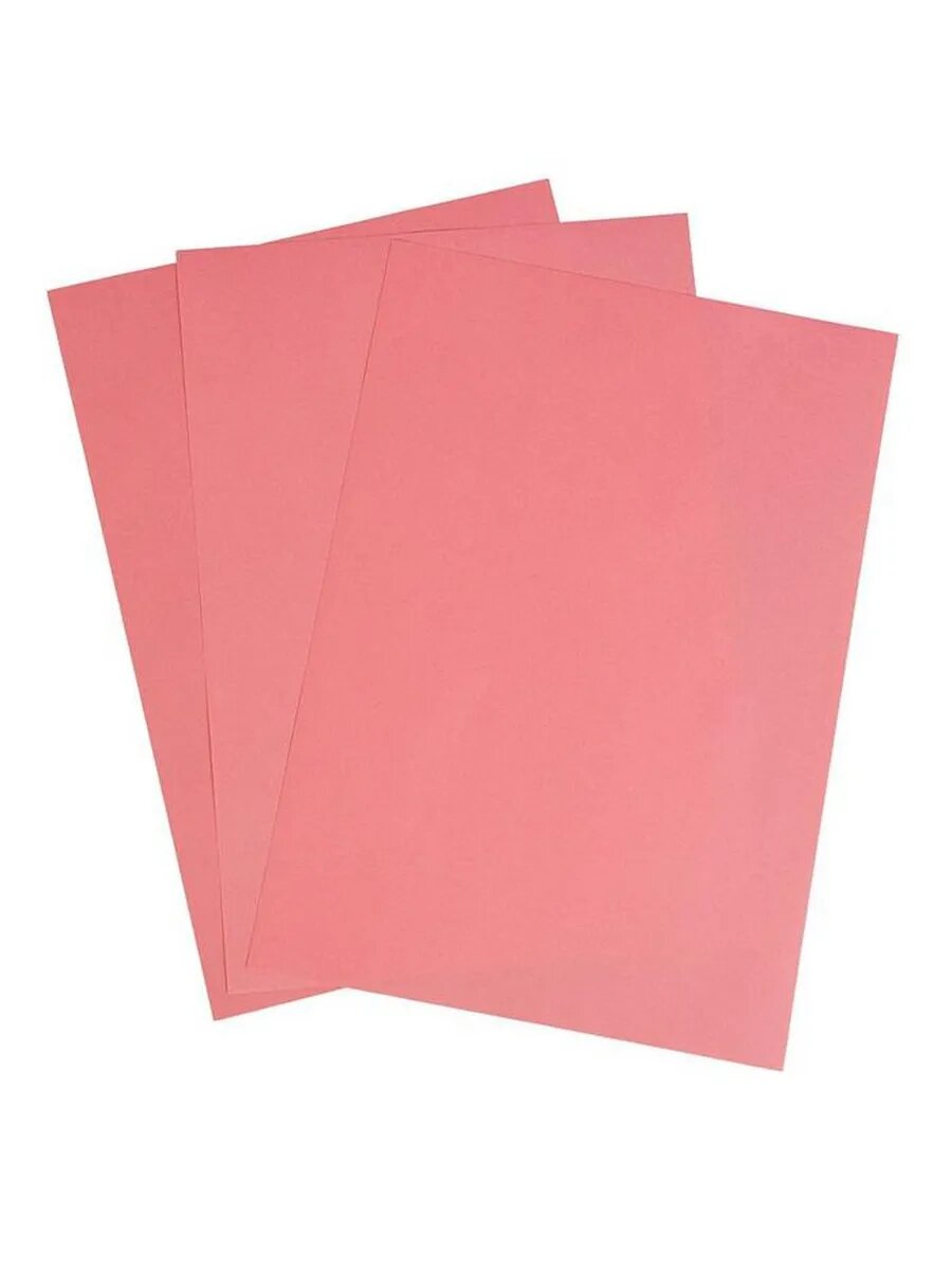 Цветная А4 бумага ярко-красная 100 л.