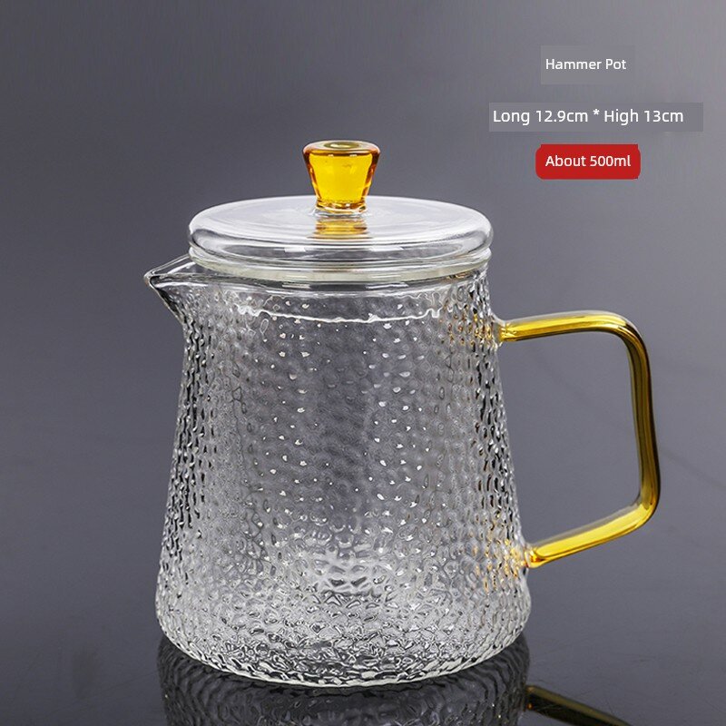 Чайный чайник Shanjing Teahouse, утолщенный термостойкий чайник из боросиликатного стекла, большой чайник из