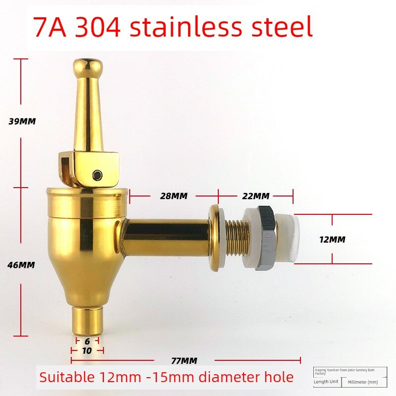 Смеситель для бутылки с бокалом для вина, специальный смеситель для баночки для вина, клапан из нержавеющей стали 304,