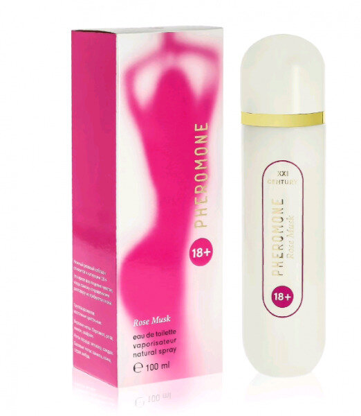 Туалетная вода XXI CENTURY "Pheromone Rose Musk", женская, 100ml
