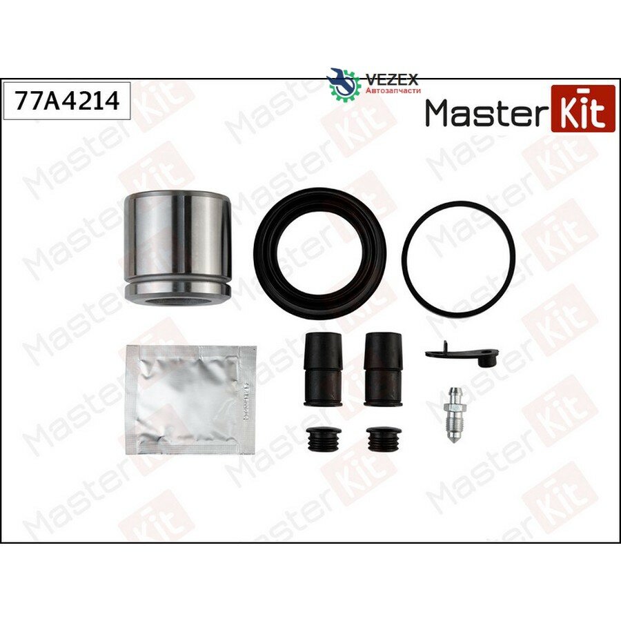 MASTERKIT 77A4214 рем. к-т тормоза дискового! передн, с поршн, d57 ATE\ BMW X3 E83, Citroen C4 I, Ford Focus II