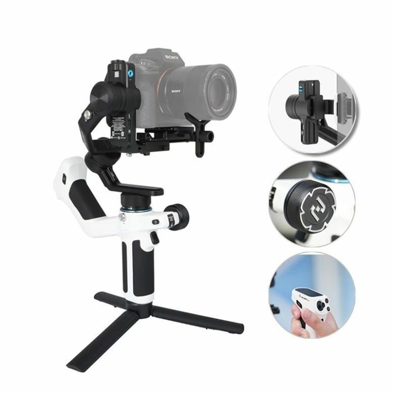 Стабилизатор для беззеркальной экшн-камеры FeiyuTech SCORP Mini 2, Черн-бел